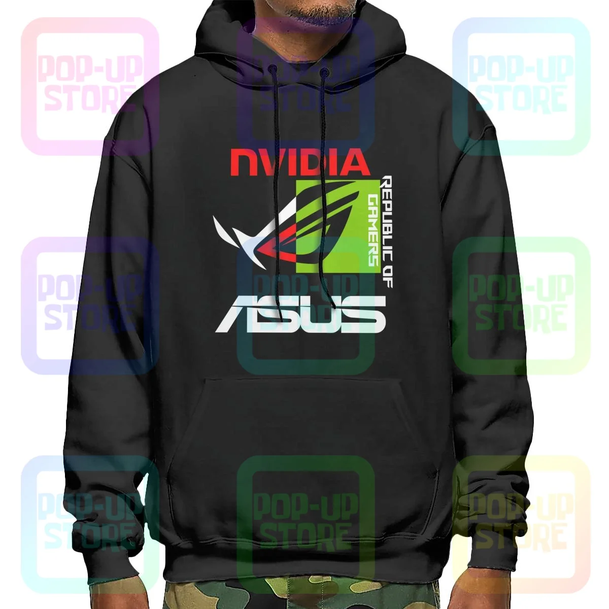 Nvidia-X-Asus-Rog-Republic-Of-Gamers-Lap-Pc-Hoodie-Sweatshirts-Hoodies ...