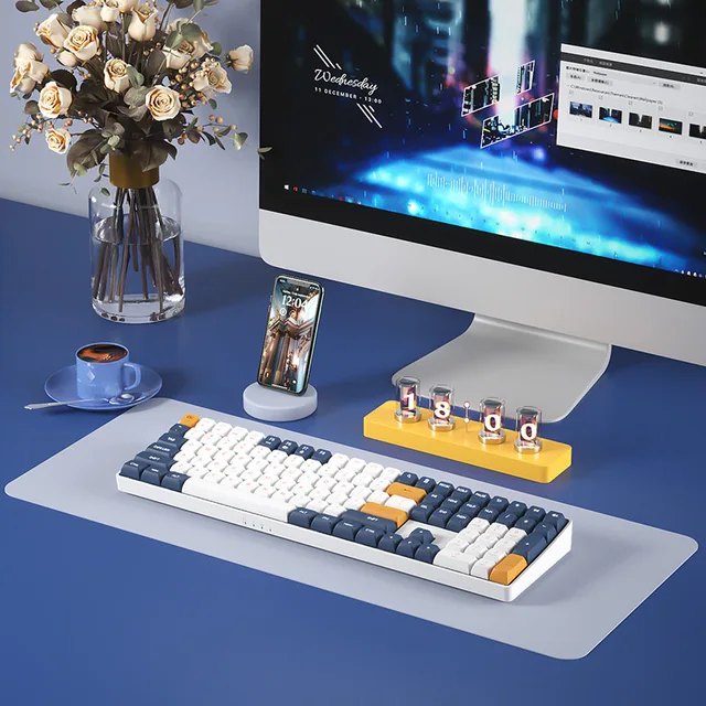 Aigo A108 Gaming Mechanical Keyboard 2.4G Wireless USB Type-c Wired ...