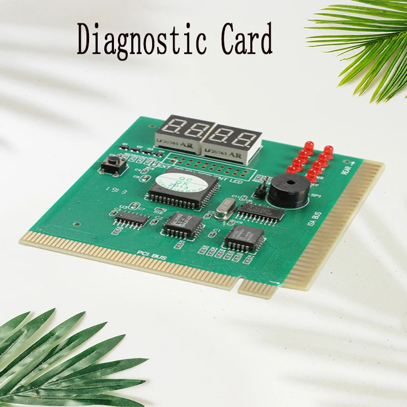 Diagnostic Card 4-digit Pc Analyzer Diagnostic Post Card Motherboard ...