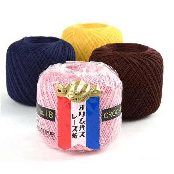 Japan OLYMPUS GOLD LABEL cotton lace Tatting shuttles line for Crochet ...