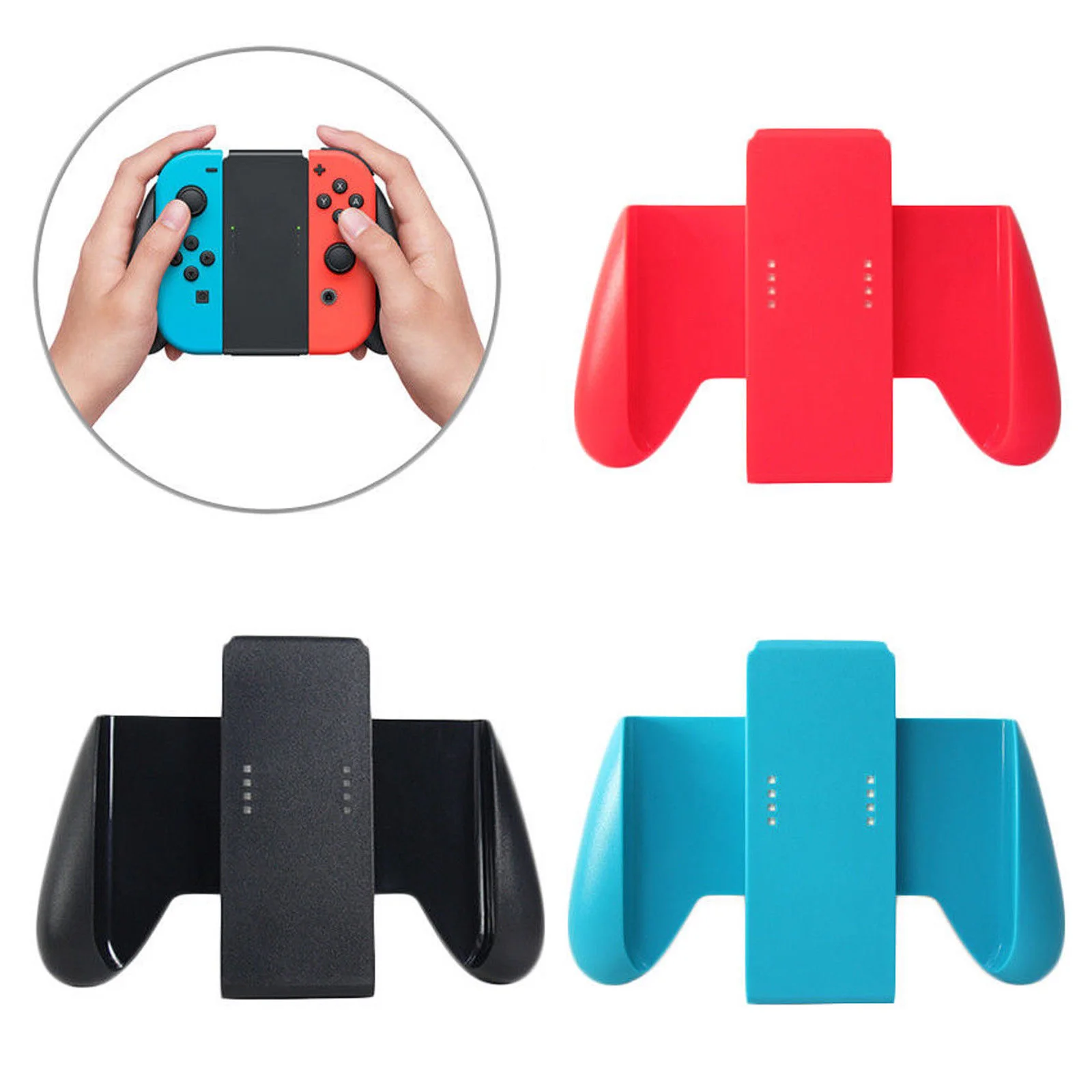 OSTENT-Game-Handle-Grip-Holder-Stand-Mount-for-Nintendo-Switch-JoyCon ...