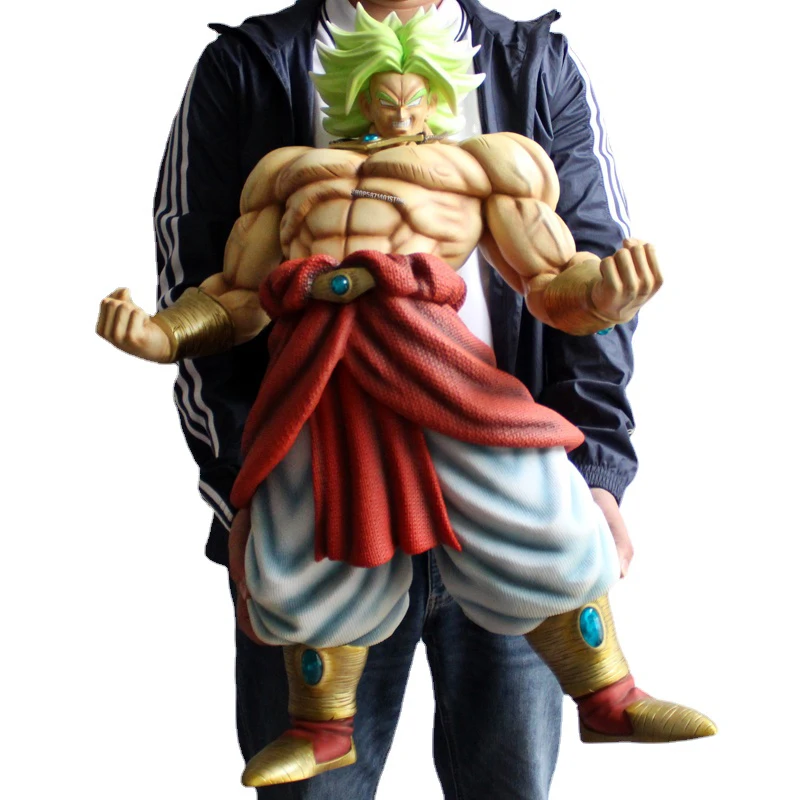 Figura de Dragon Ball GK Broli de 77cm, figuras de acción Super Saiyan ...