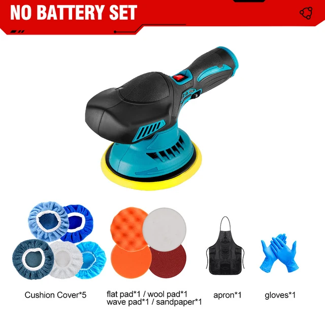 6000RPM Cordless Mini Polisher 6Gears Car Polishing Machine 12V ...