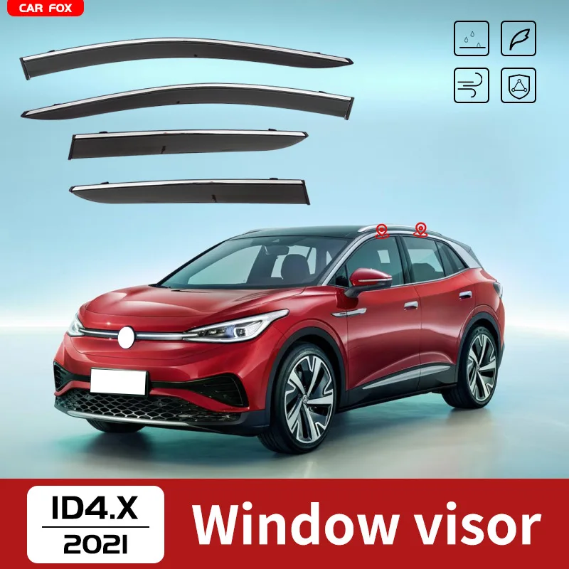 For-VW-ID4-X-CROZZ-Window-visor-Weather-Shield-Side-Window-Deflector ...