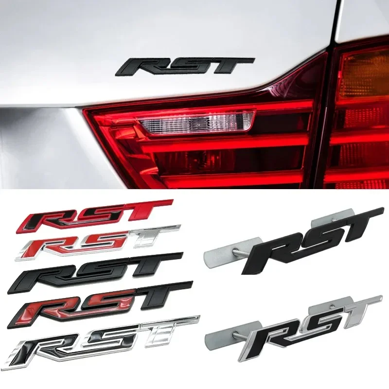 3D-Metal-RST-Logo-Rear-Trunk-Front-Grille-Emblem-Badge-Car-Decals-For ...