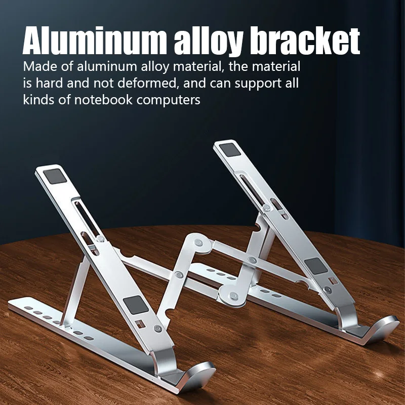 Portable-Laptop-Stand-Aluminum-Notebook-Support-Computer-Bracket ...
