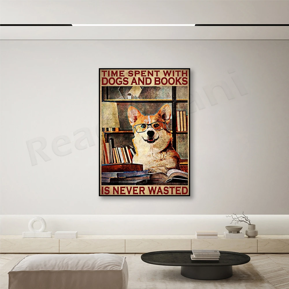 Corgi Reading Book