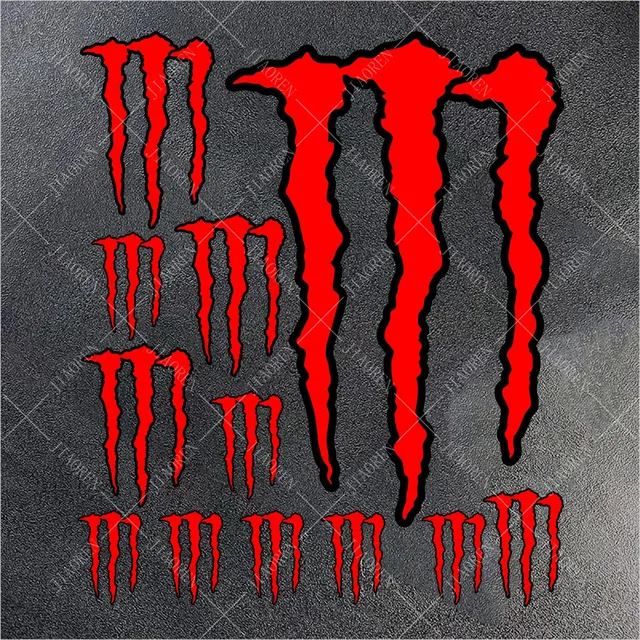 Red Monster Energy Logos