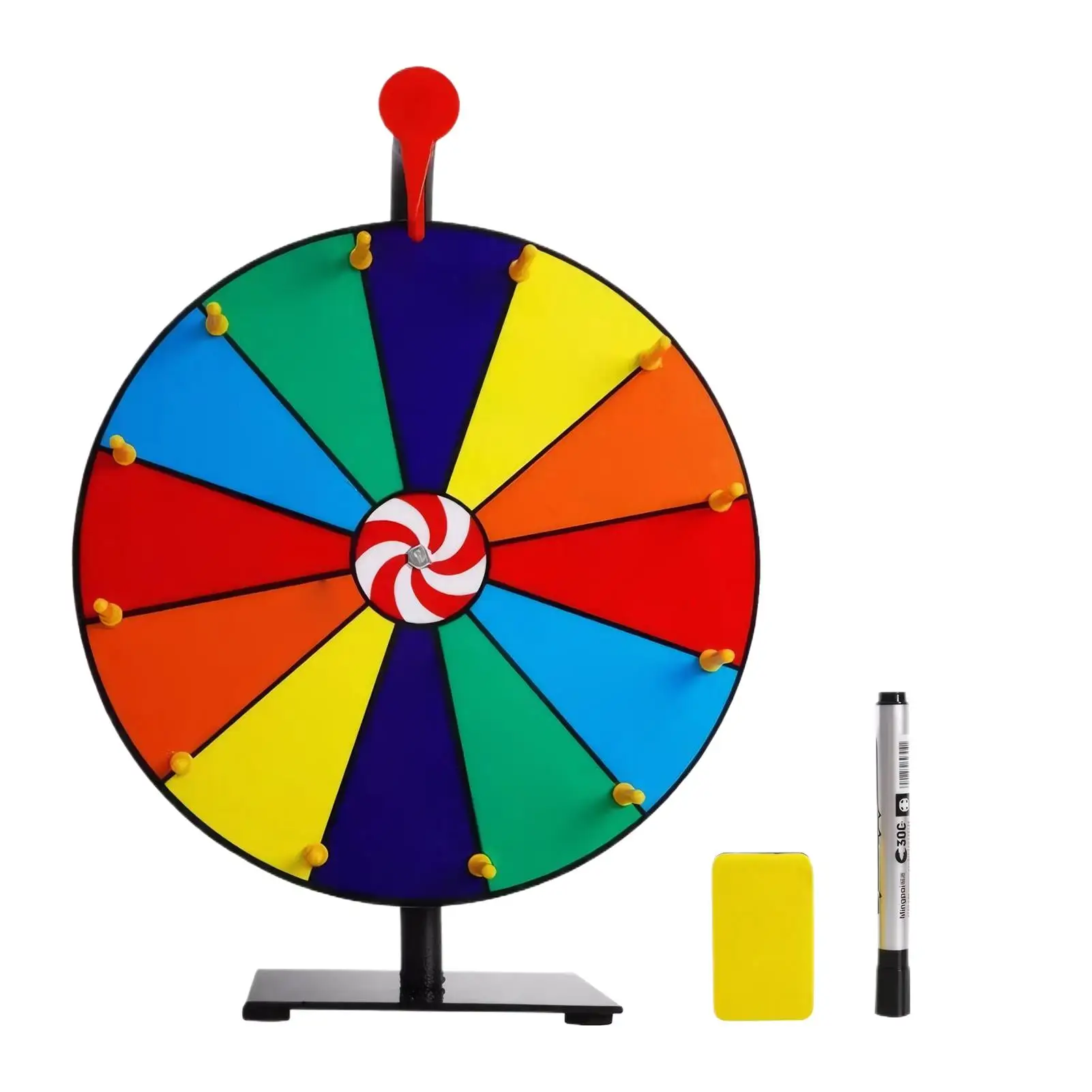12 Inches Lottery Activity Turntable Draw Spining Prize Lucky Wheel of ...