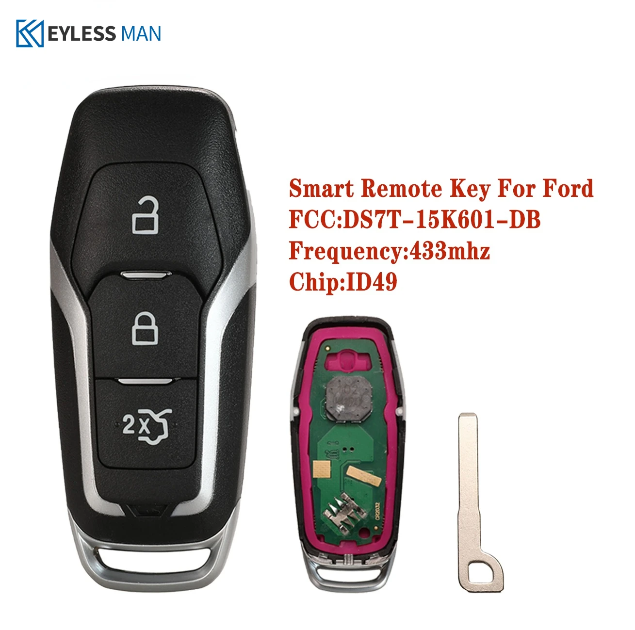 Keyless-Go-Remote-Car-Key-For-Ford-Range-Mustang-Kuka-S-Max-2014-2018-3 ...