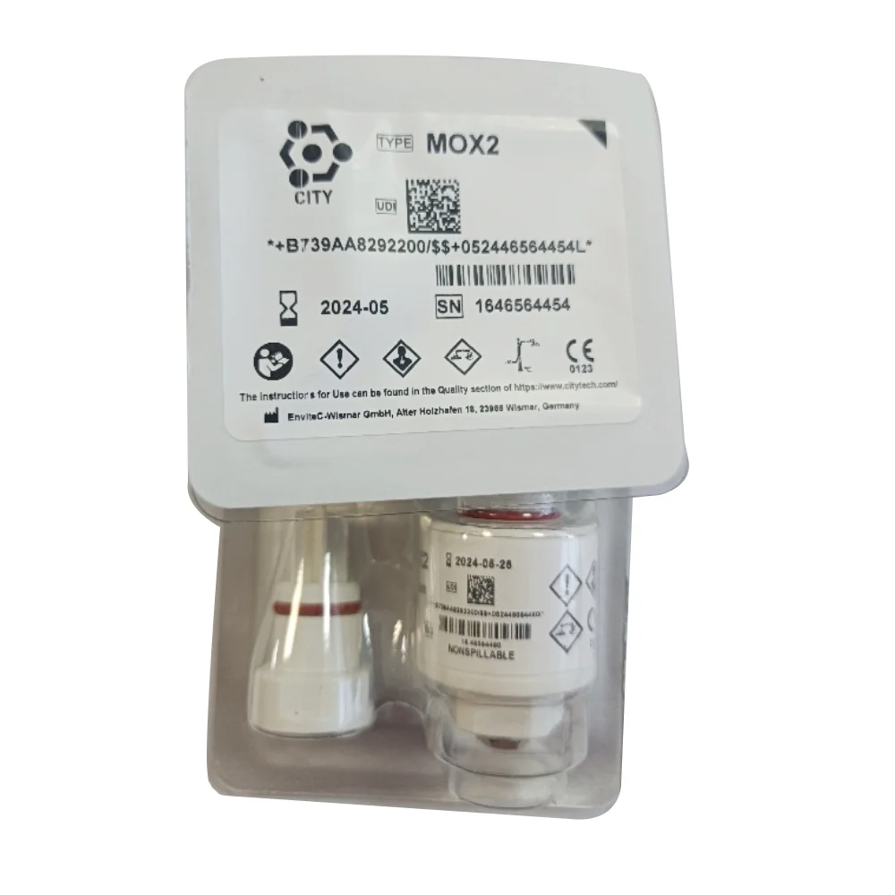 MOX-2 Oxygen Cell O2 Sensor Oxygen Sensor MOX2 CITY Medical Series For Mindray Anestheticc EX55 ...