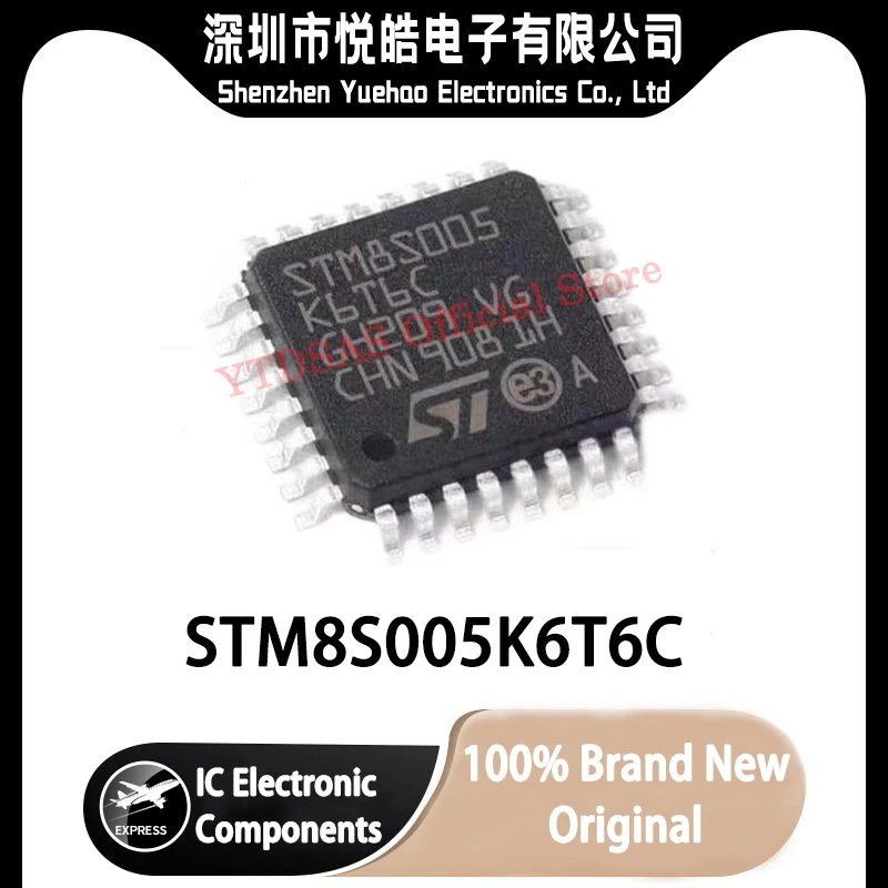 STM8S005K6T6C STM8S005K6T6 STM8S005K6 STM8S005 STM8S STM8 STM IC MCU LQFP 32 Chipset| | - AliExpress