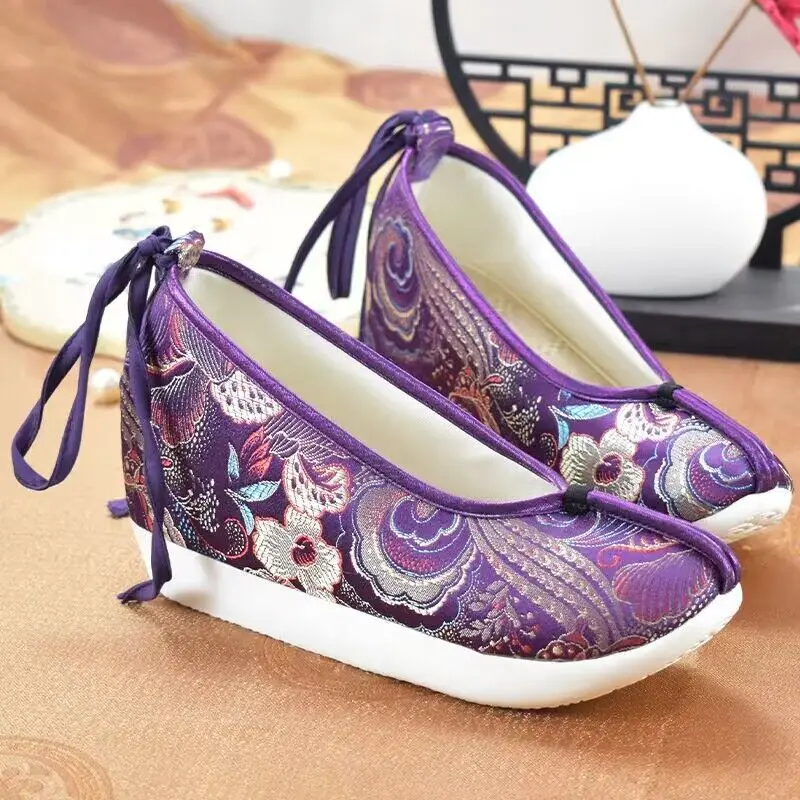 Chinese-Hanfu-Shoes-Women-Traditional-Ancient-Heighten-Heel-Height-6cm ...