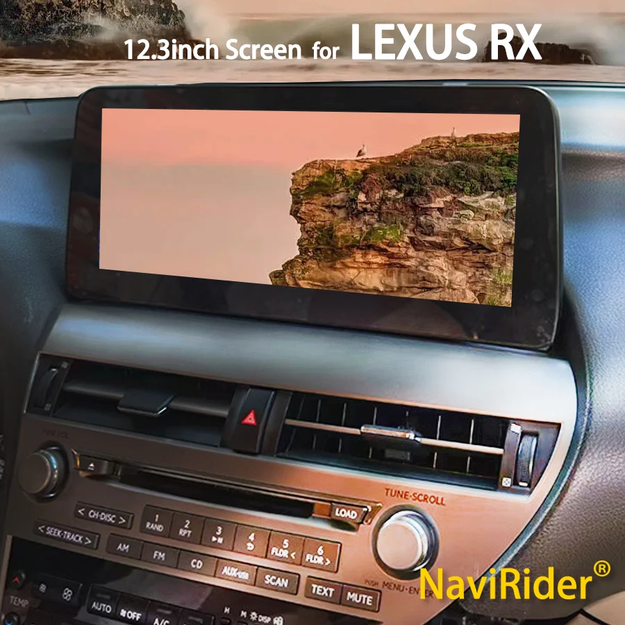 차량용 라디오 멀티미디어 비디오 플레이어, 렉서스 RX RX270 RX350 RX450H 2009 2015 용 카플레이, GPS ...