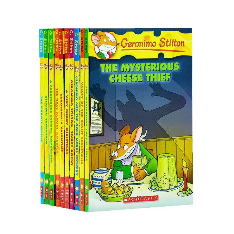 10-Books-Geronimo-Stilton-31-40-Adventure-Explore-Comic-Fiction-Parent ...