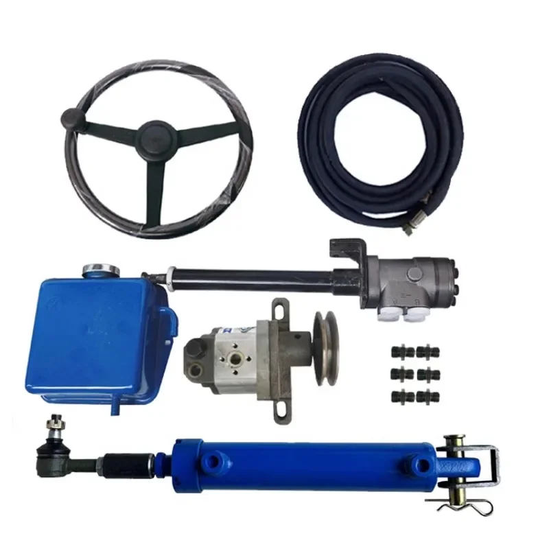 Four wheel tractor modified hydraulic steering oil power steering ...