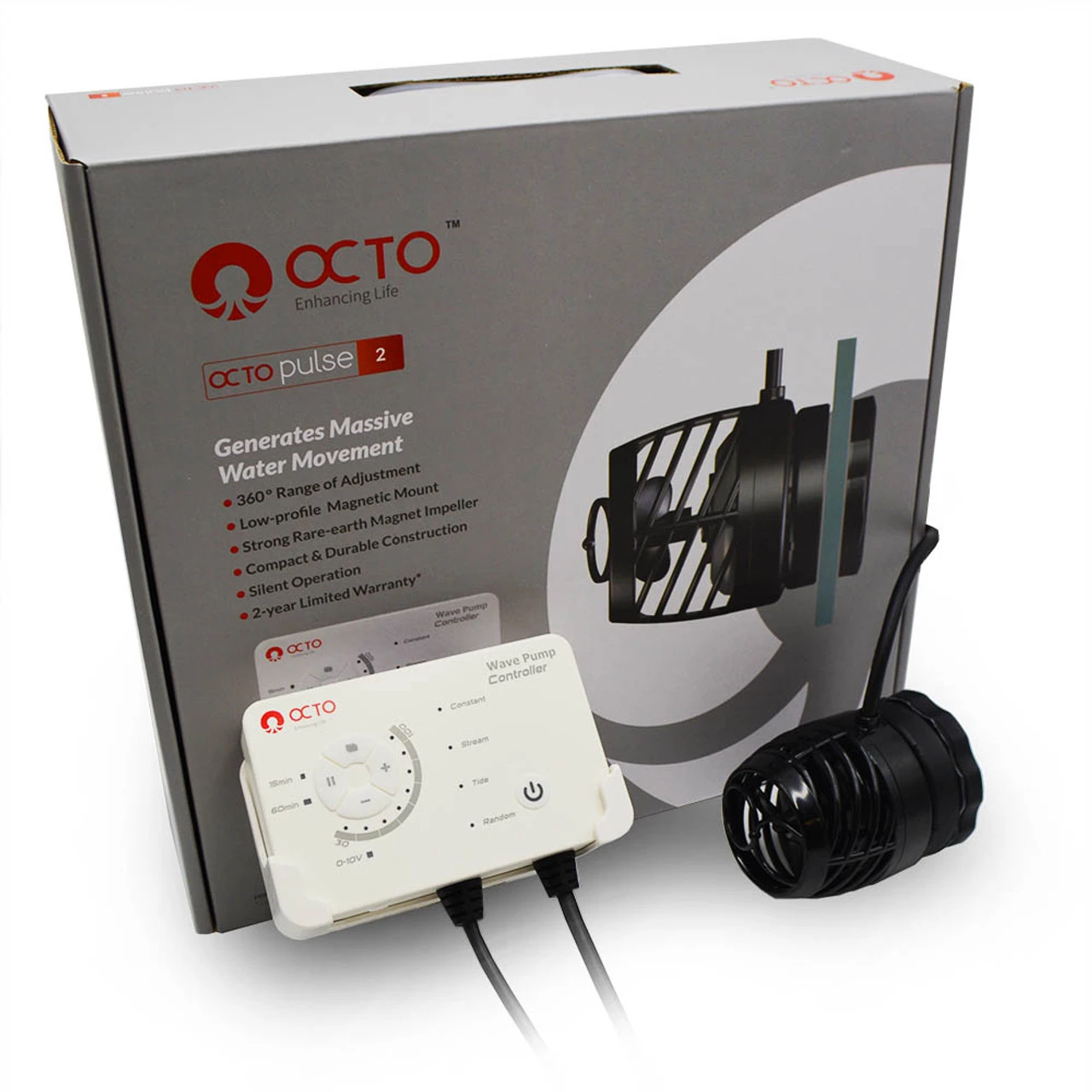 Reef Octo Pulse 2 Wave Pump (1600 GPH) Reef Octopus wavemake marine ...