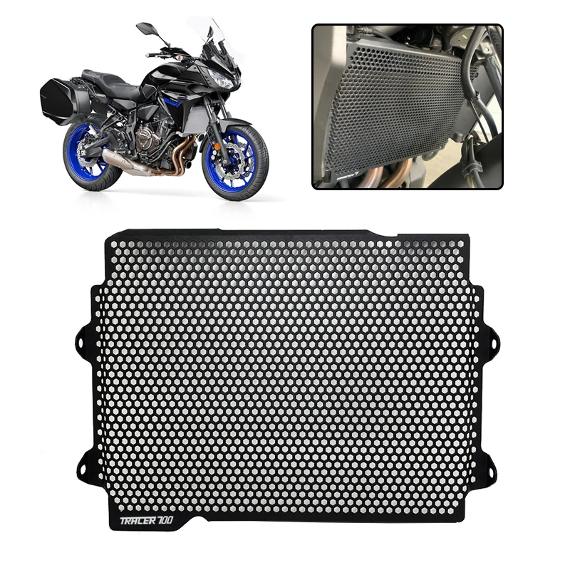 Motorcycle-Radiator-Guard-Grill-Cover-Water-Tank-Cooler-Bezel-Protector ...