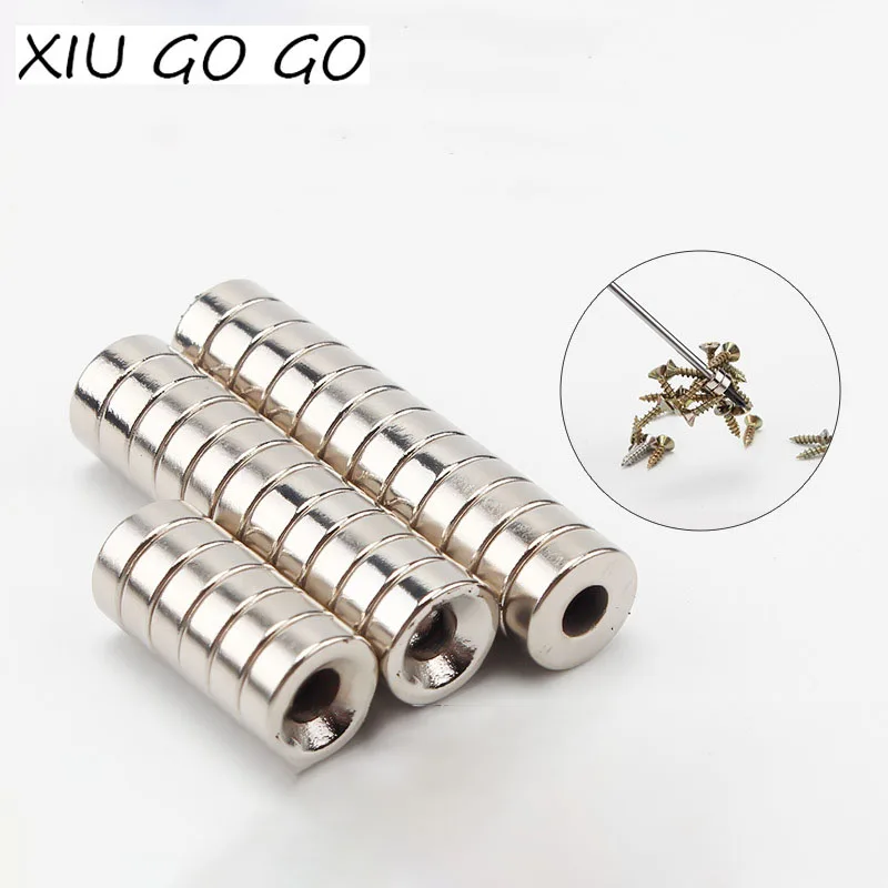 XIU-GO-GO-5-PCS-Round-Magnet-With-Hole-Mobile-Phone-Computer-Repair ...