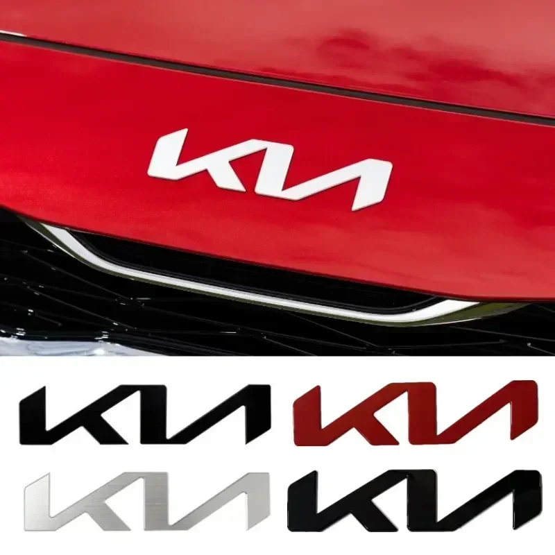 ABS Car Front Hood Rear Trunk Letter Emblem Badge Sticker for KIA ...