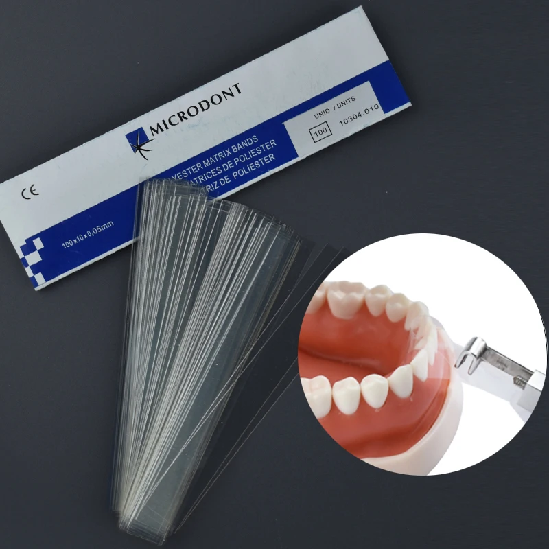 Dental-Polyester-Matrix-Bands-Matrices-Dental-Material-Matrices-Without ...