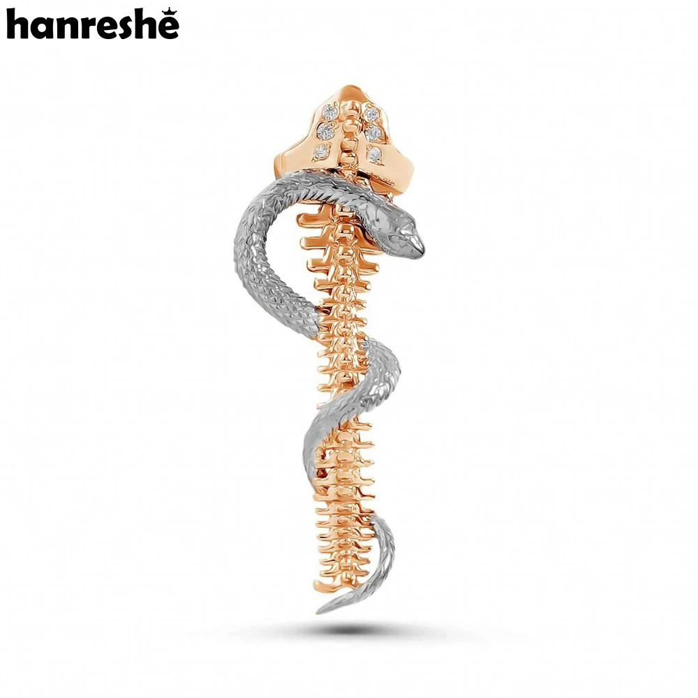 Hanreshe-Orthopedic-Spine-Skeleton-Snake-Brooch-Inlaid-Crystal-Luxury ...