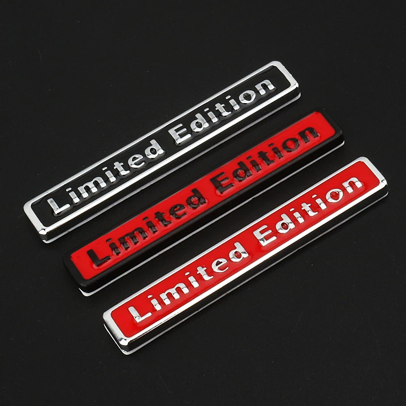 3D-Chrome-Metal-Sticker-Car-Styling-Limited-Edition-Emblem-Badge ...