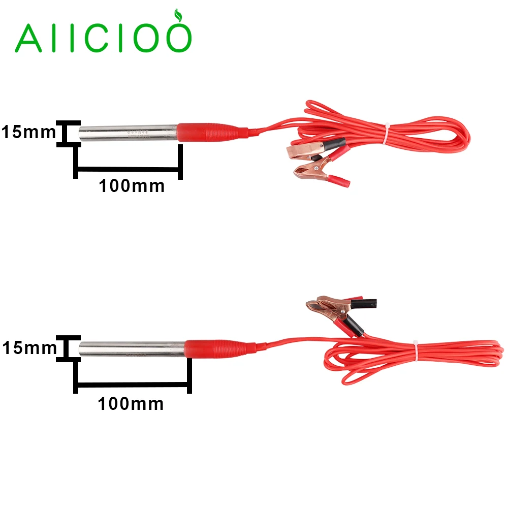 12V DC Water Heating Element With Alligator Clip SUS 304 Cartridge ...