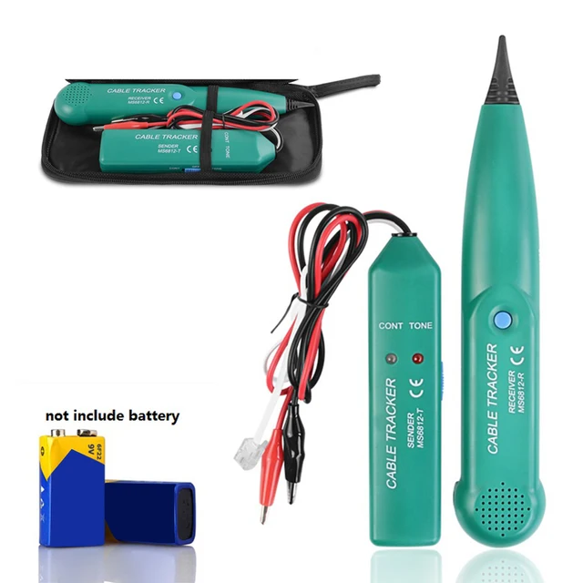 MS6818 Professional LCD Cable Tester Wire Tracker Metal Pipe Locator ...