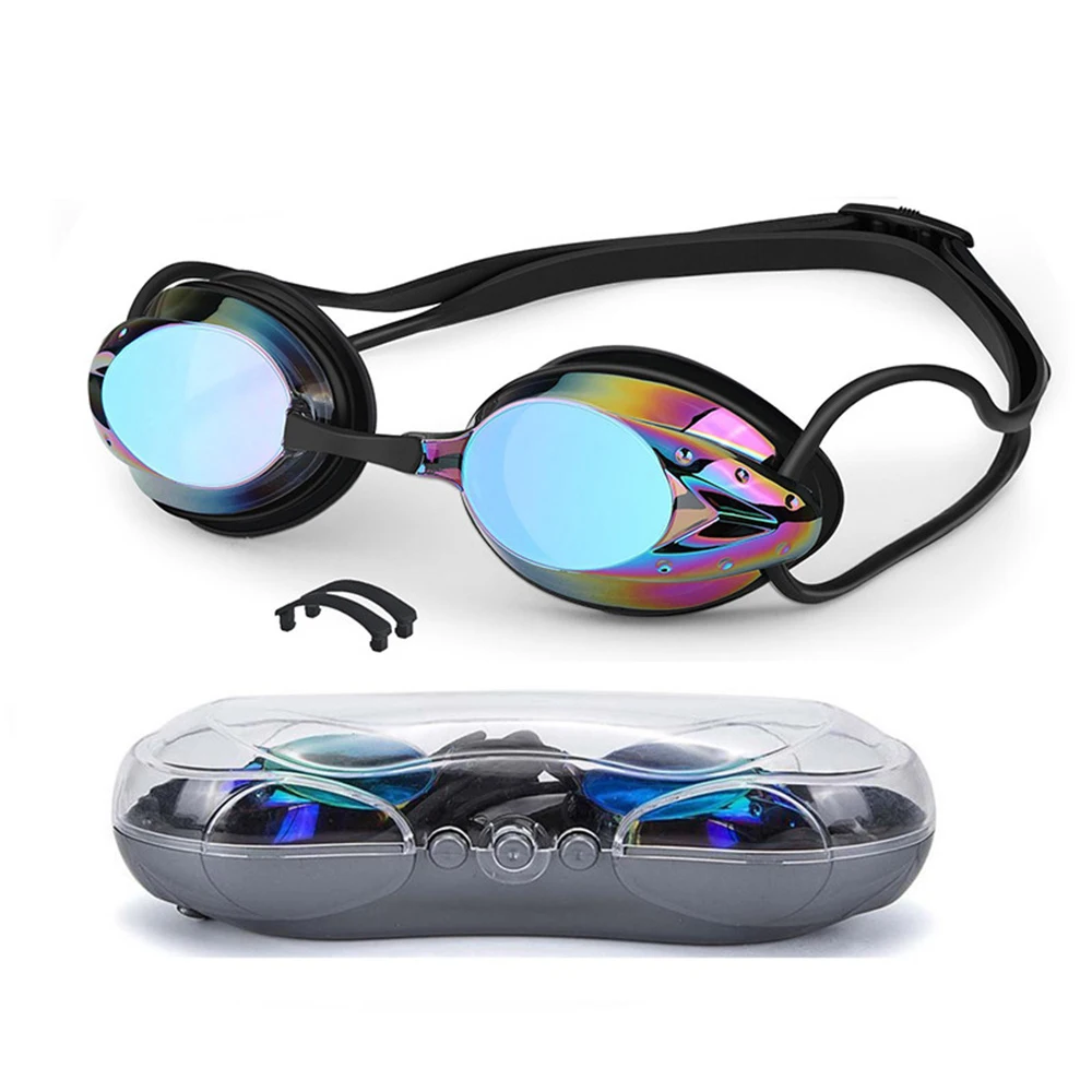 Swimming-Goggles-Anti-fog-Anti-ultraviolet-High-definition-Flat-Mirror ...