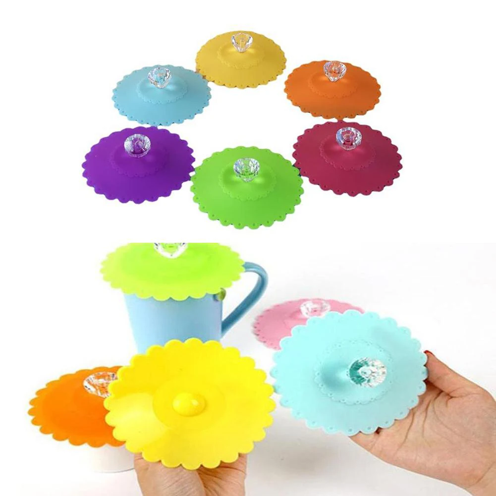 1pc-Reusable-Silicone-Cup-Cover-Cute-Seal-Suction-Cup-Cover-Dust-Proof ...