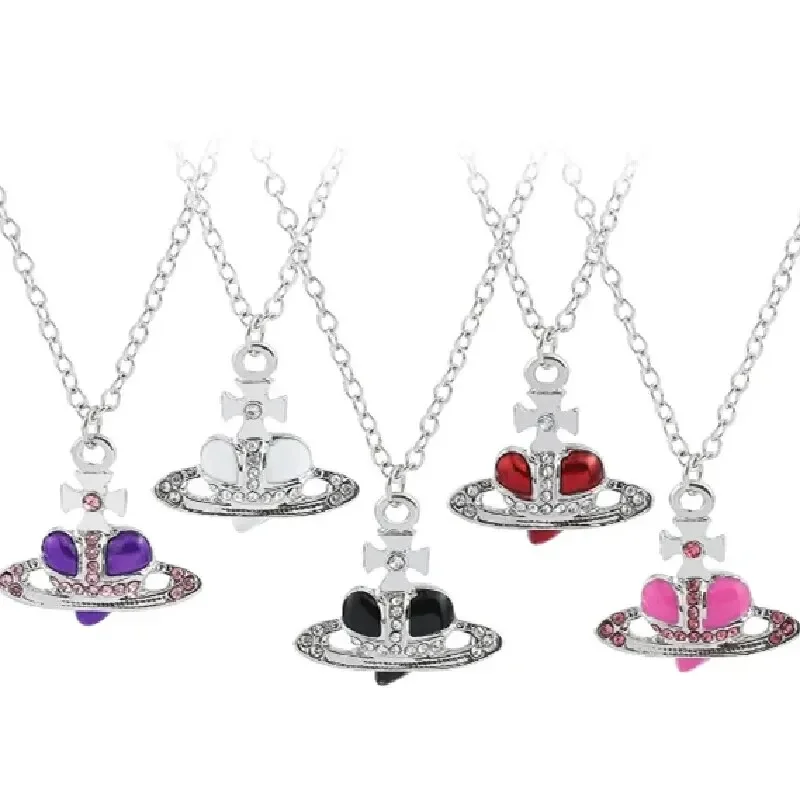 1-Pcs-Classic-Vintage-Style-Saturn-Drop-Color-Paint-Inlaid-With ...