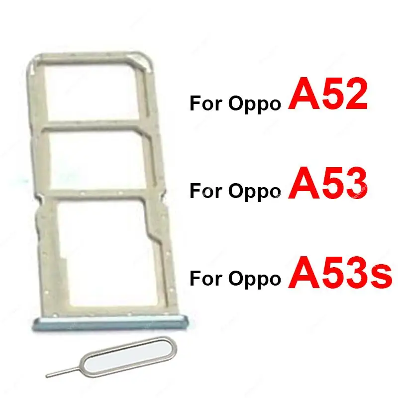For-OPPO-A52-A53-A53s-4G-5G-2020-Sim-Card-Tray-Holder-Card-Slot-Reader ...