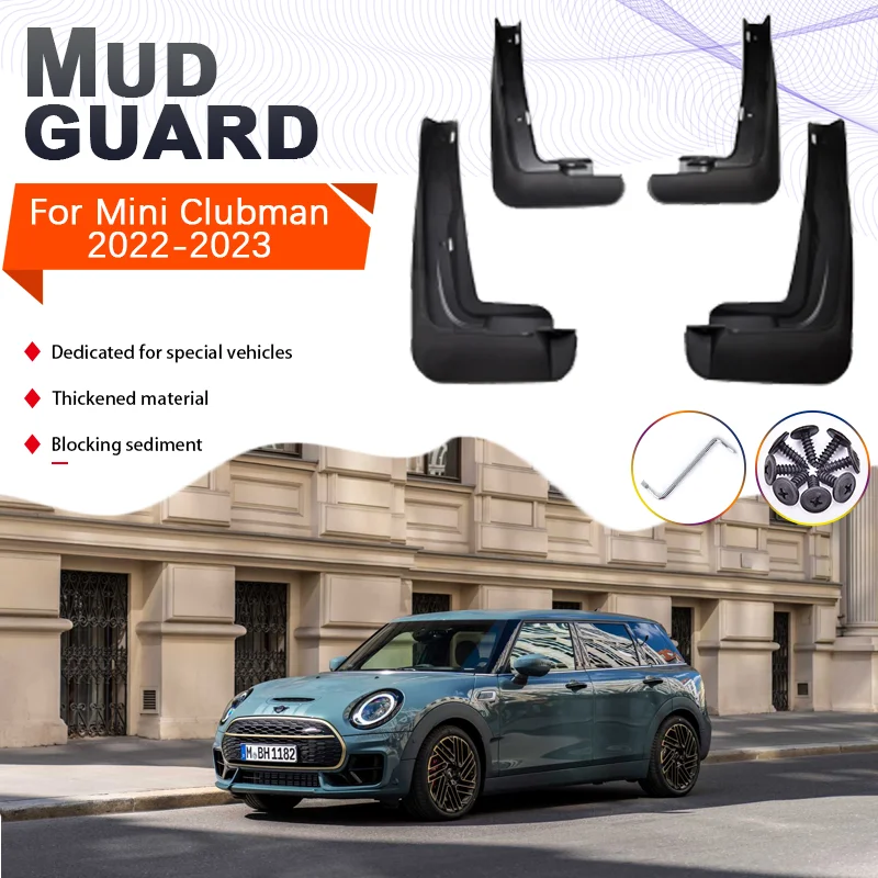 4x MudFlaps Mud Flaps for Bmw Mini Clubman 2020 2021 2022 2023 Splash Guards Fenders Car Styling Front Rear Wheels Accessories AliExpress