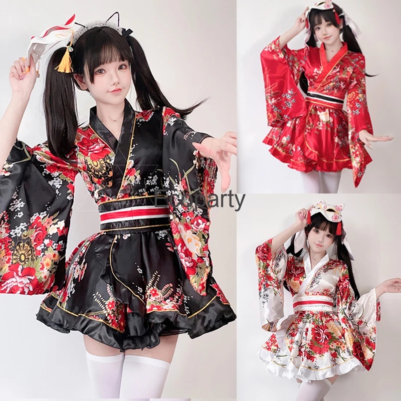 2024-Women-Japanese-Kimono-Yukata-Robes-Kawaii-Girls-Floral-Printed-Haori-Suit-Lovely-Lolita ...