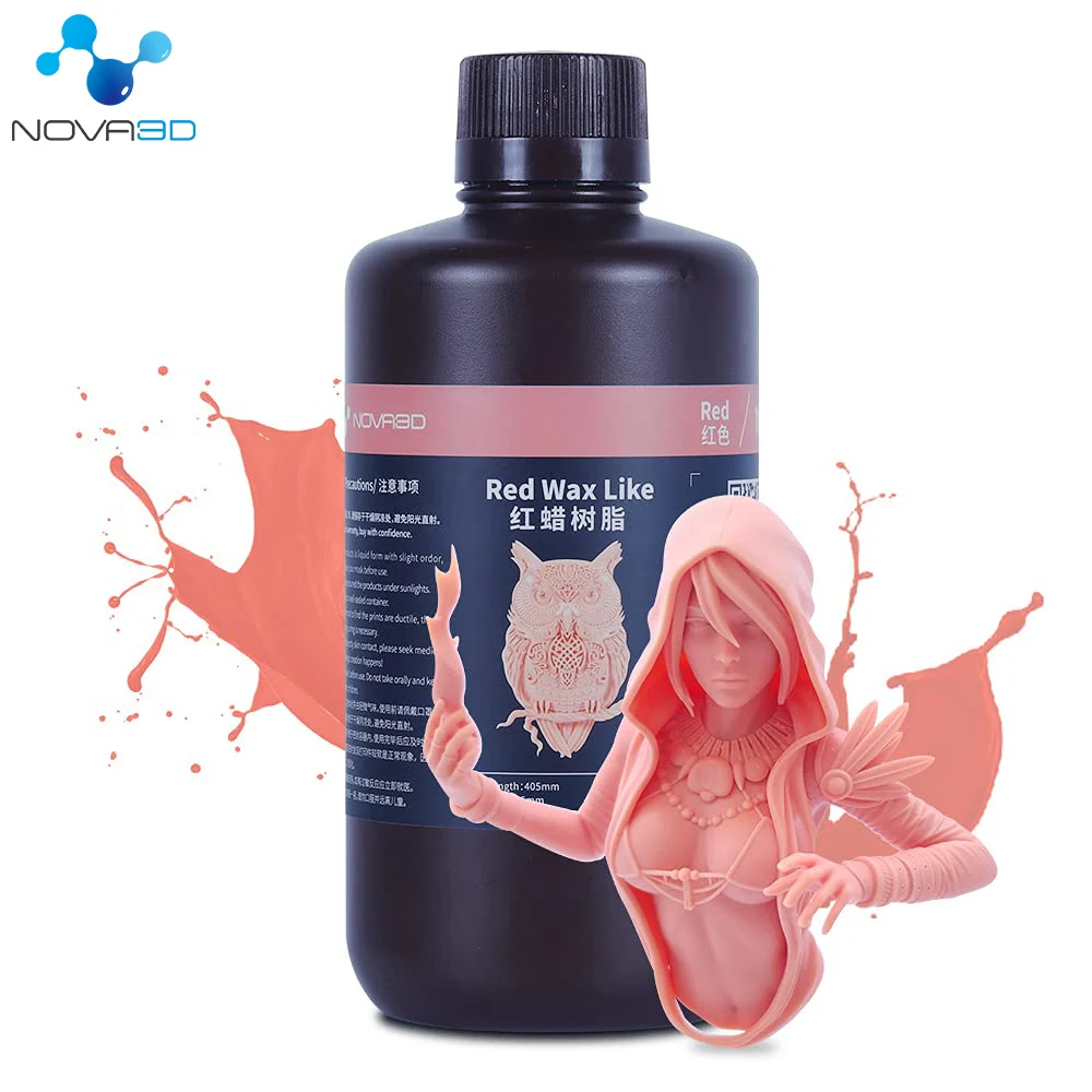 NOVA3D UV Resin Red Wax Resin 3D Printer Mininatures High Quality ...