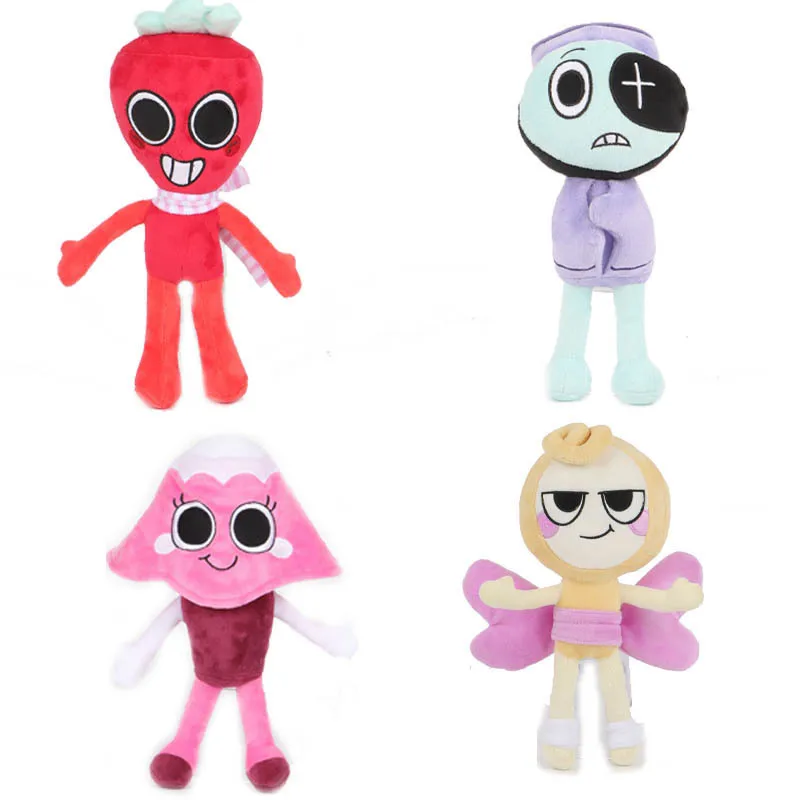 Dandy's World Plush Cosmo Pebble Finn Flutter Dandys World Horror Game ...