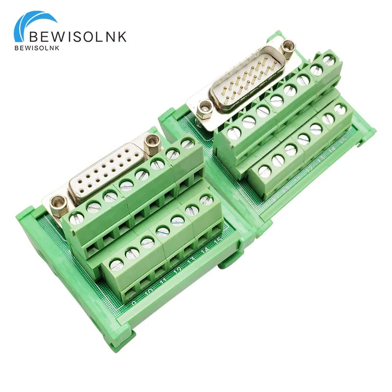 DB15-relay-terminal-block-industrial-control-module-DIN-rail-mounted ...