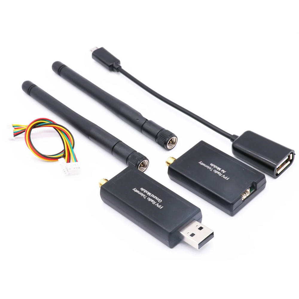 3DR-FPV-Radio-Telemetry-Receiver-Transmit-Module-100mW-500mW-433MHZ ...