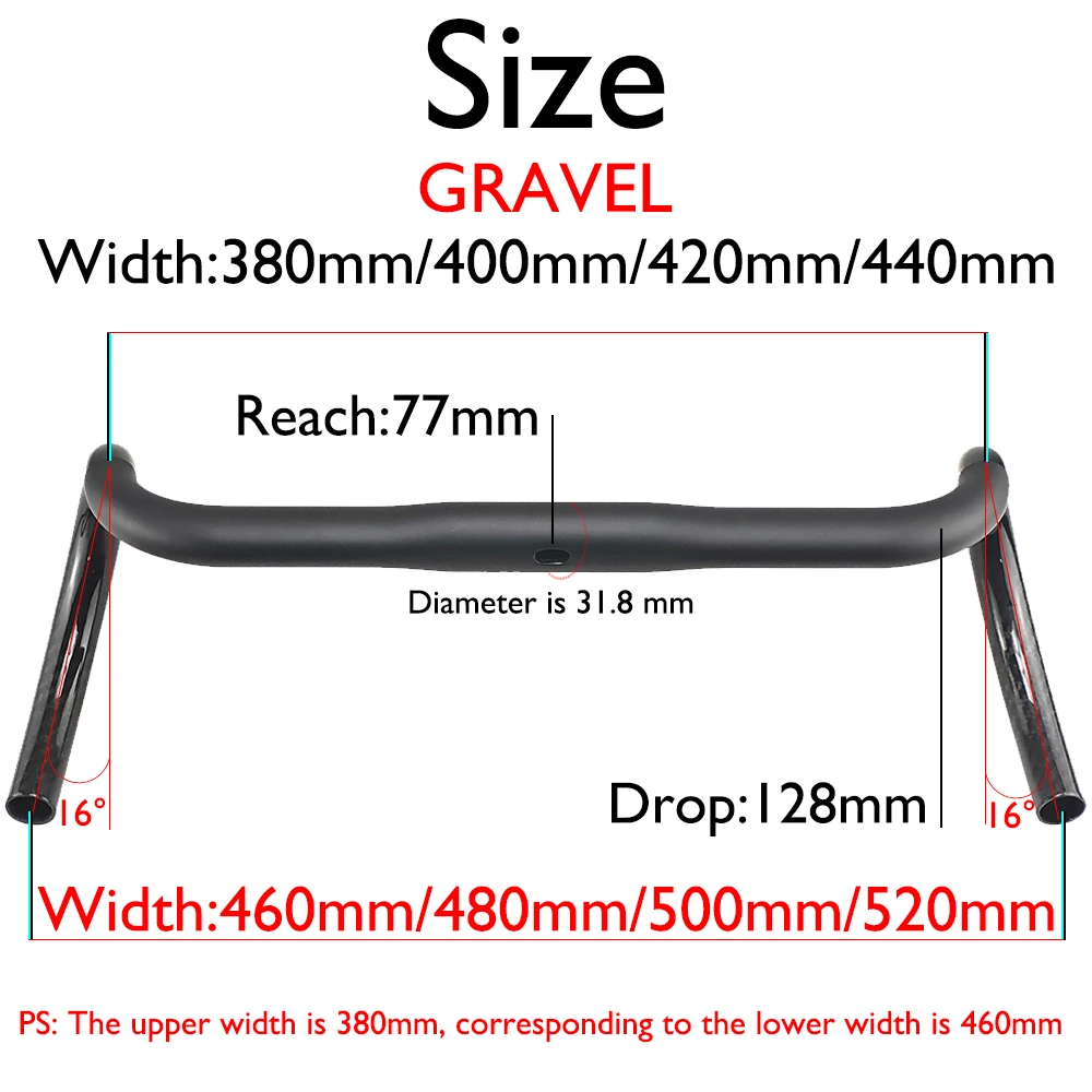 Carbon-Fiber-Handlebar-for-Road-Bike-Oval-Gravel-Handlebar-Riding ...