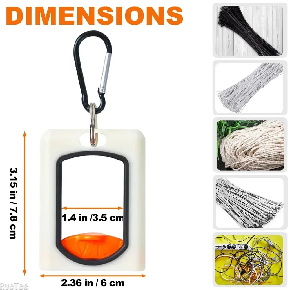 Cable Tie Organizer Portable Durable Square Cable Tie Fluorescent ...
