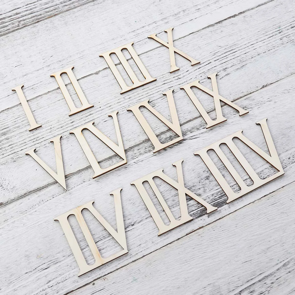Wood-Home-Roman-Unfinished-Decor-Wooden-Ornaments-Numbers-Numerals ...