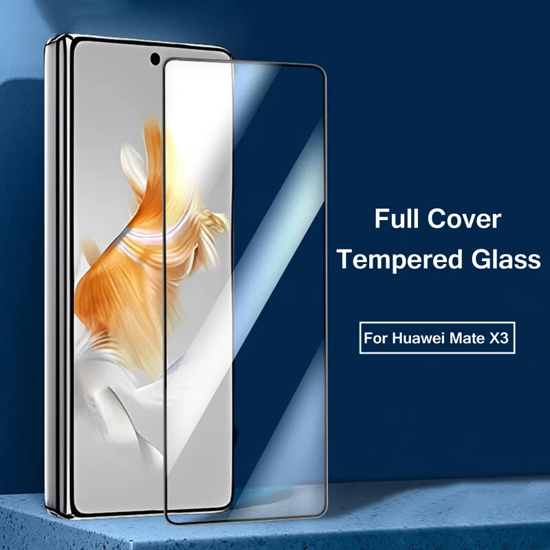 3D Curved Full Glue Tempered Glass For Huawei Mate X3 Full Cover film ...