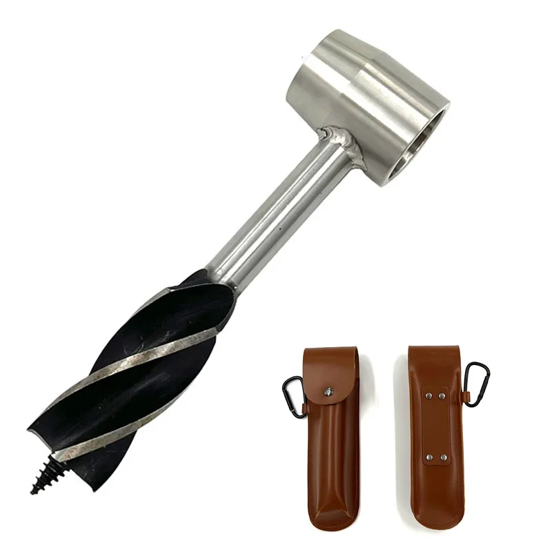 Auger Wrench Outdoor Survival Hand Drill Survival Gear Tool Sports ...