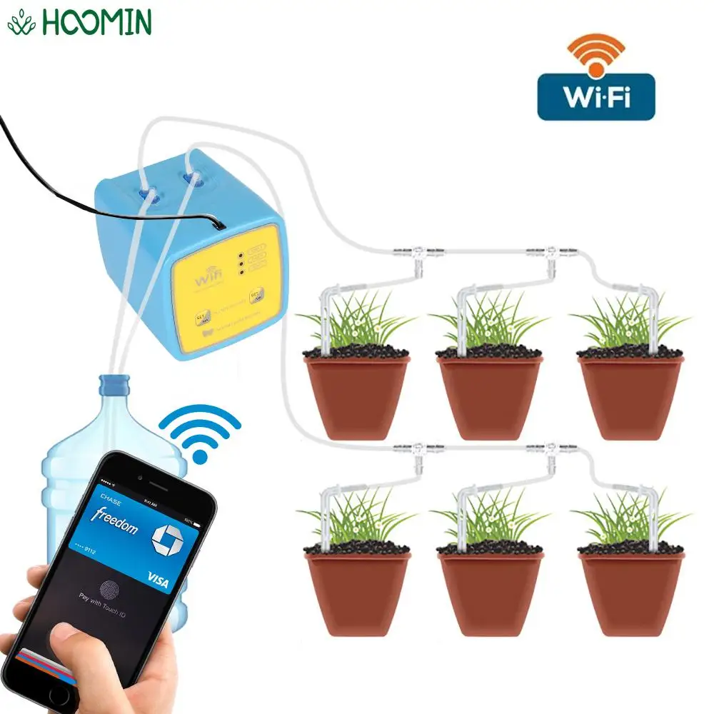 Automatic Watering Device Garden Drip Irrigation Device Double Pump ...