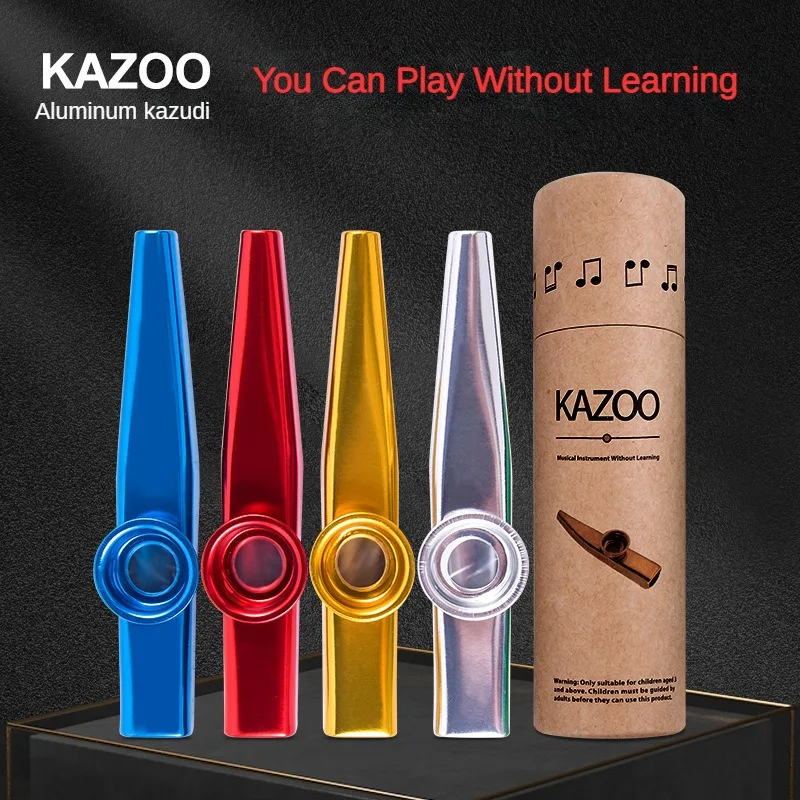 Lightweight-Kazoo-Aluminum-Alloy-Metal-Fun-Instrument-Easy-To-Use-for ...