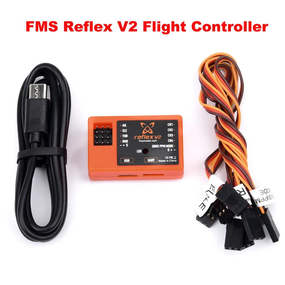 FMS-Reflex-V2-Flight-Controller-Gyro-Stabilizer-for-FMS-Warbird-70mm ...