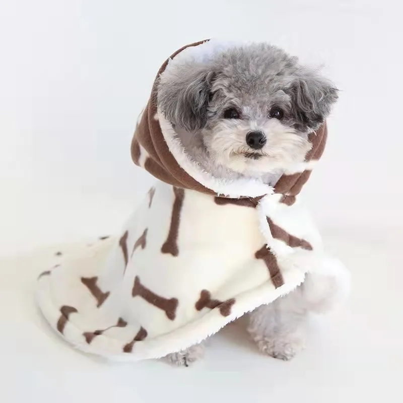 Warm Polar Fleece Cloak For Dog – DogMega.Com