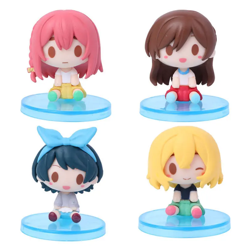 4Pcs-1Set-Q-Version-Cute-Anime-Rental-Girlfriend-Figure-Ichinose ...