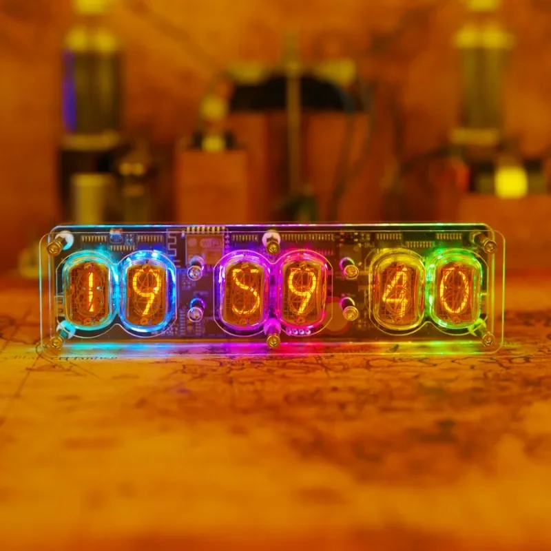 Reloj-de-mesa-brillante-Retro-Punk-Cybertech-para-juegos-relojes-de ...